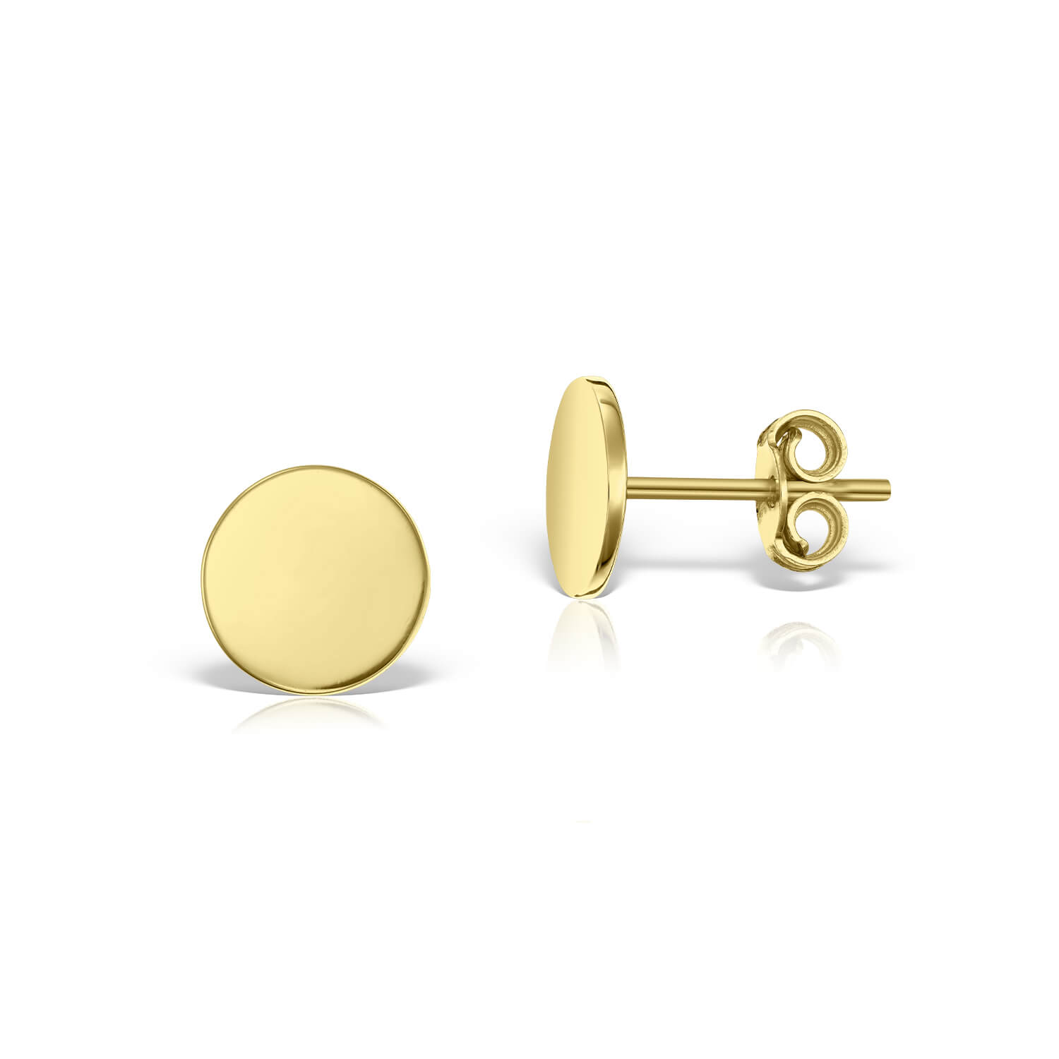 Cercei Banut Aur 14K C-8 GL - Bianco Nero